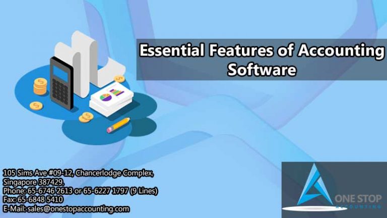 Essential features of accounting software
